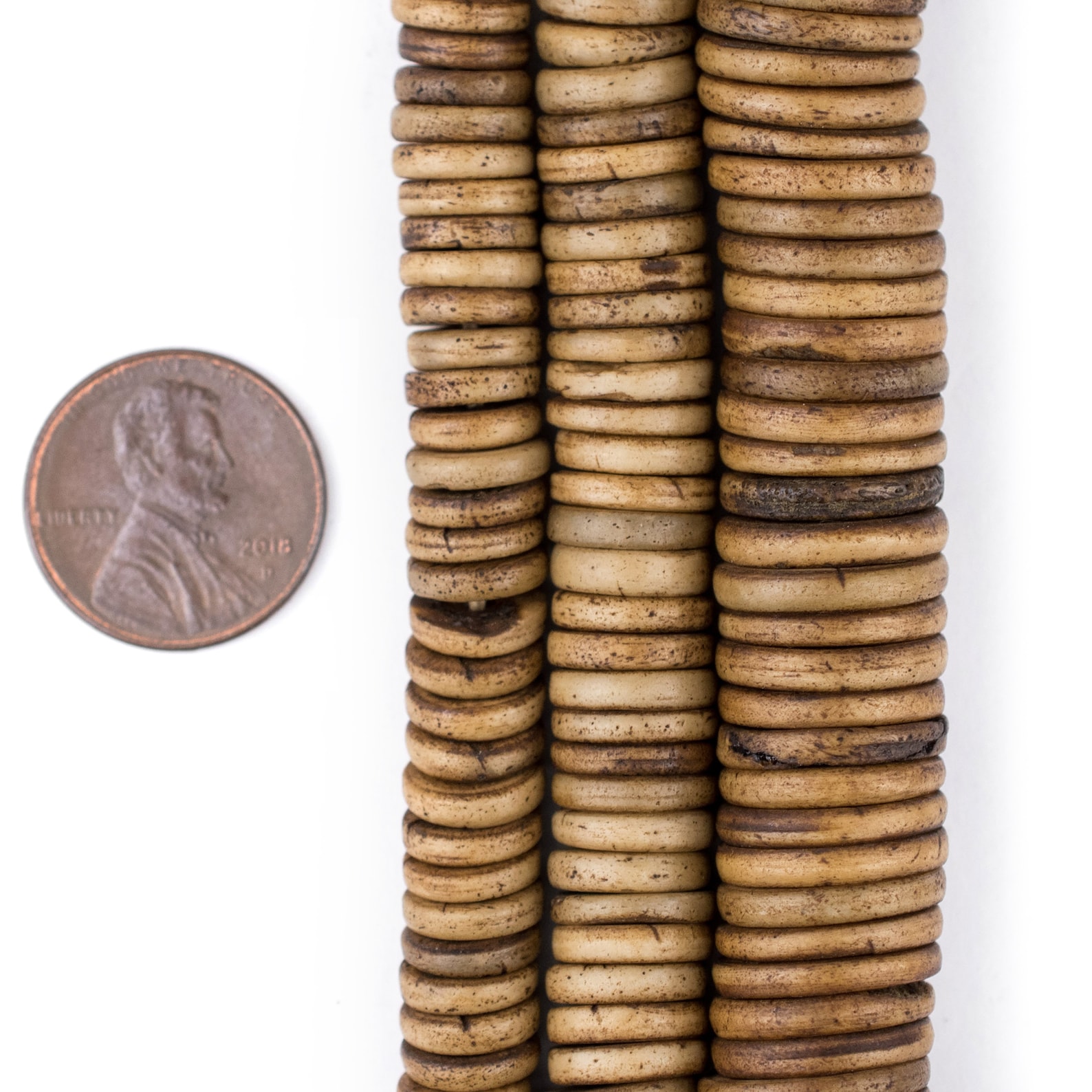 Brown Bone Button Beads: Nepal Rustic Round Flat Disks - Etsy