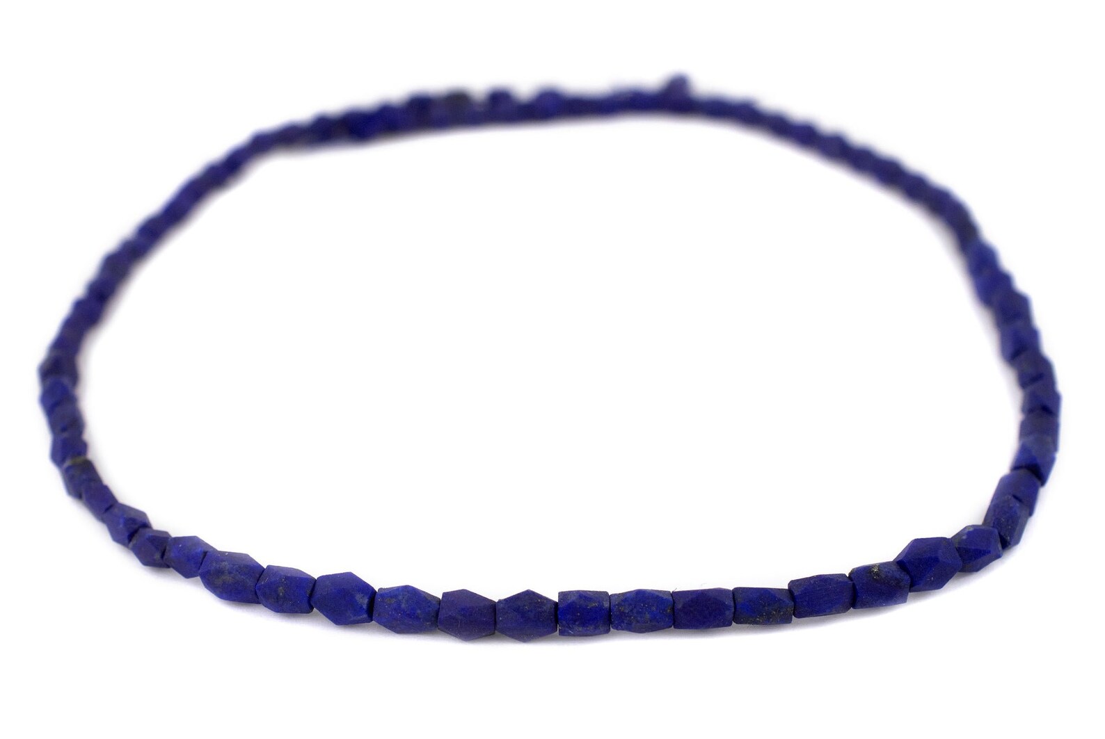 60 Faceted Afghani Lapis Beads 6x4mm: Blue Gemstone Beads Imported From ...