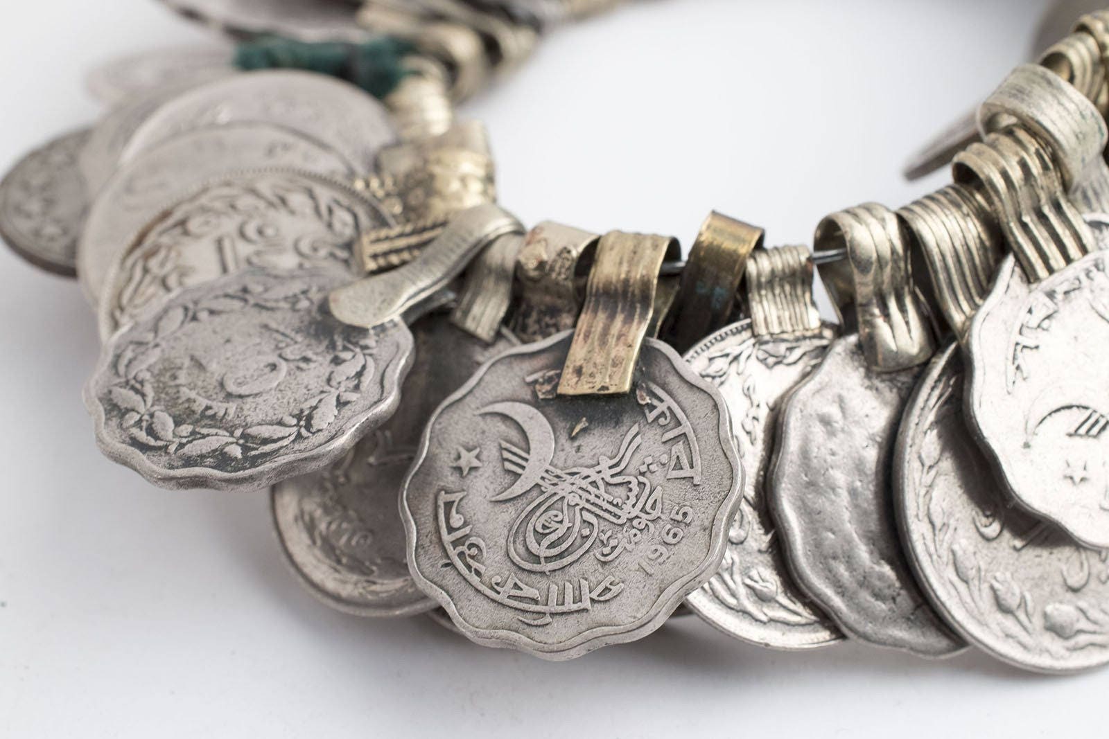 45 Vintage Silver Coins: Coins for Jewelry Coins With Holes Wholesale ...