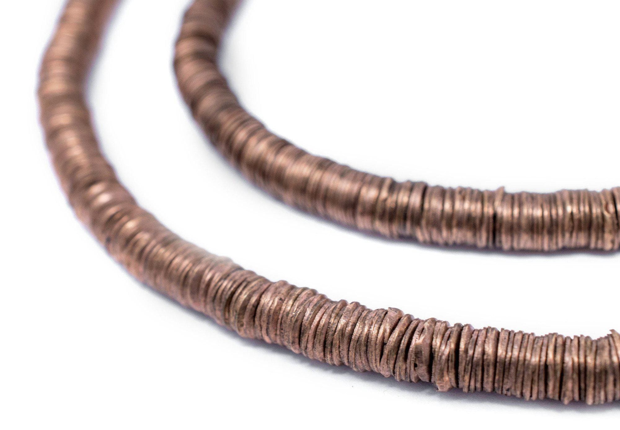600 Copper Interlocking Crisp Beads 6mm: Ethnic Metal Beads - Etsy