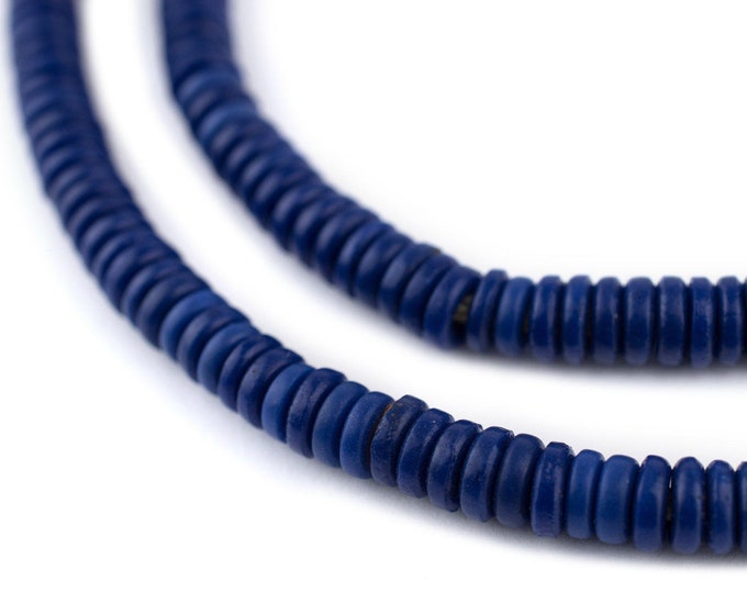 220 Blue Vintage Prosser Button Beads 7mm: Blue Prosser Beads Blue ...