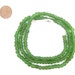 115 Green Java Glass Beads - Handmade Glass Beads - Glass Nugget Beads ...