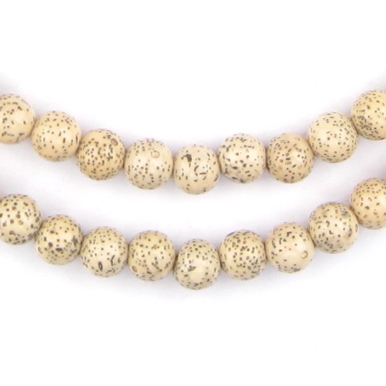 108 Tibetan Lotus Beads - Natural Seed Beads - Mala Beads - Meditation ...