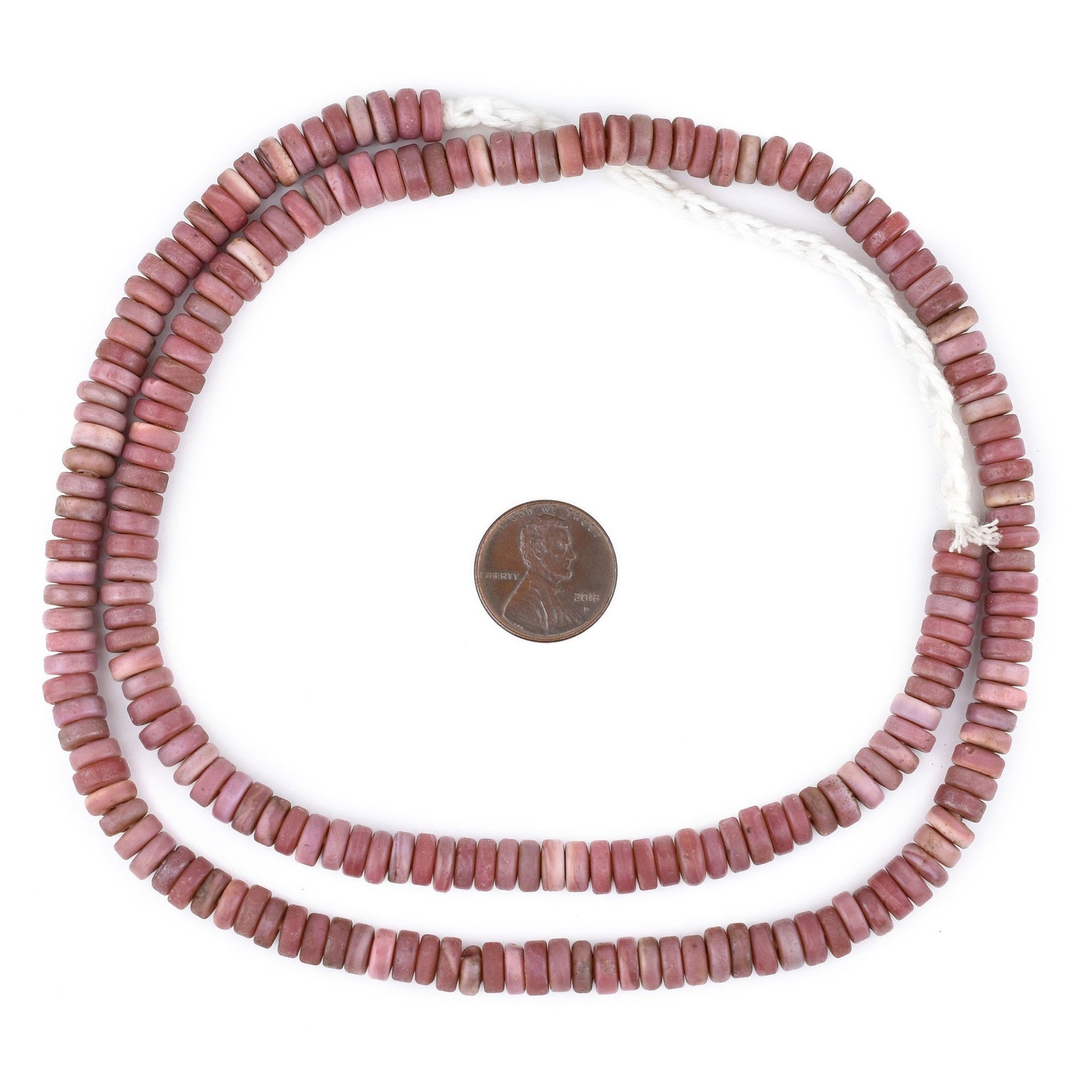 160 Vintage-style Pink Java Glass Button Beads 8mm: Pink - Etsy