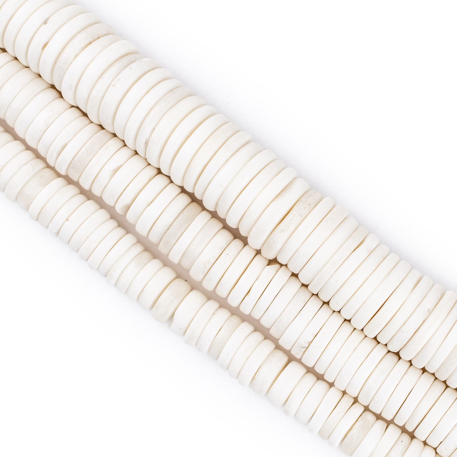 White Bone Button Beads: Nepal Rustic Round Flat Disks - Etsy