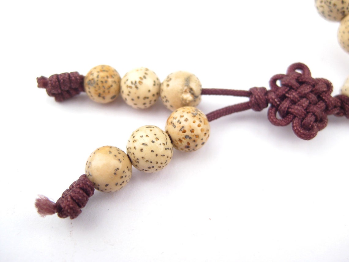 108 Tibetan Lotus Beads - Natural Seed Beads - Mala Beads - Meditation ...