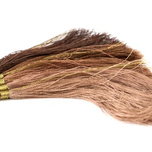 5 Shades of Brown 9cm Silk Tassels 5 Pack: Jewelry Tassels Handmade ...