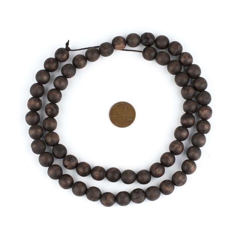 60 Vintage-style Round Olive Wood Beads From Bethlehem 10mm: | Etsy