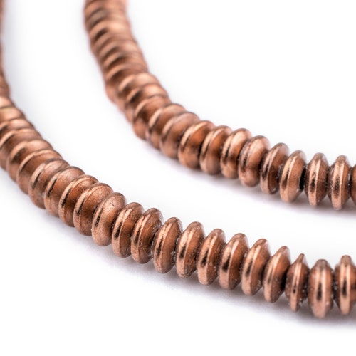 275 Antiqued Copper Bicone Beads 5mm Copper Spacers Metal - Etsy