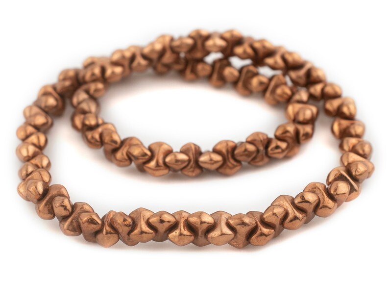95 Copper Interlocking Anvil Beads 8mm: Metal Spacer Beads - Etsy
