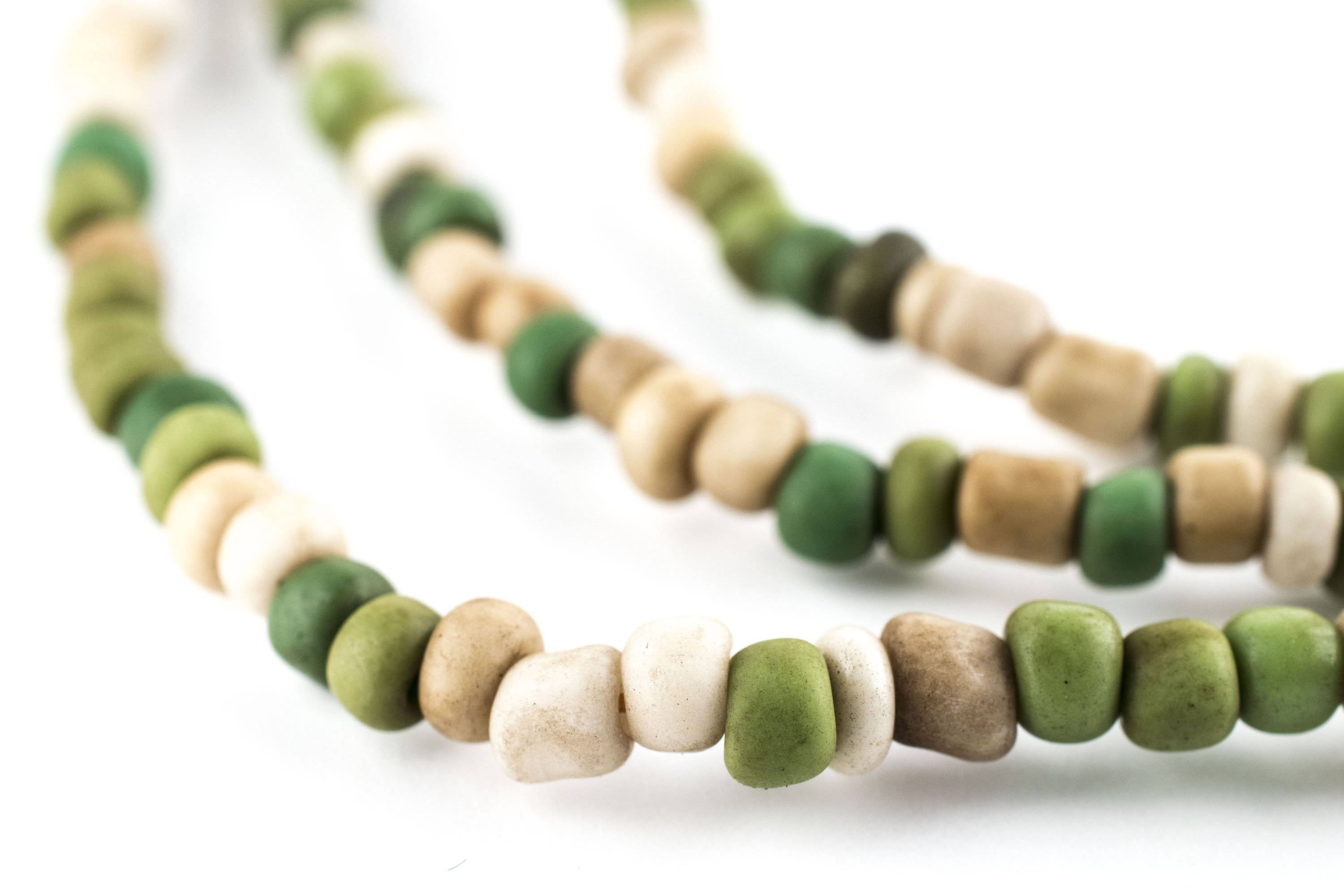 350 Green Medley Java Glass Seed Beads: Java Seed Beads Bali | Etsy