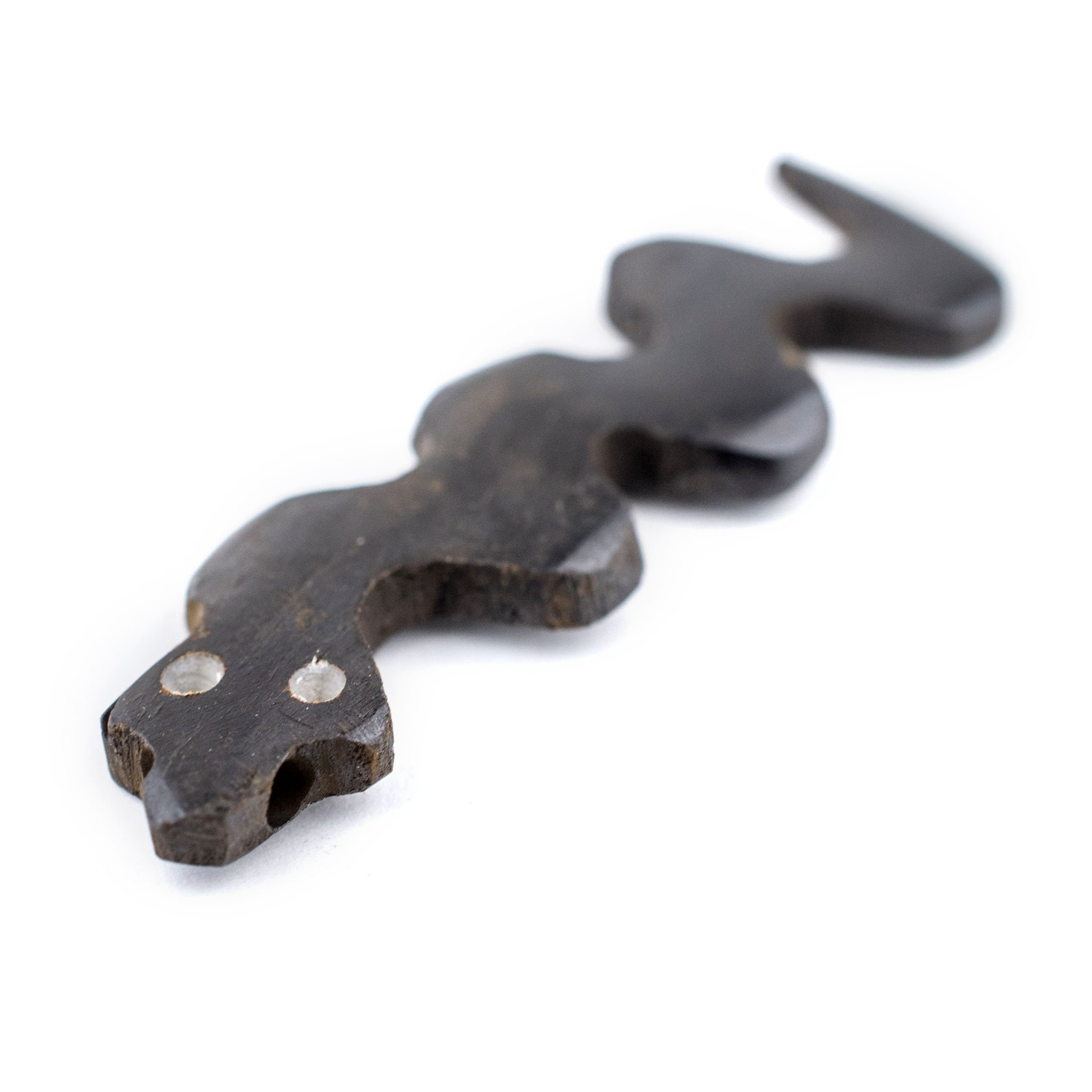 Kenyan Snake Pendant - Batik Bone Pendant - Animal Pendant - African ...