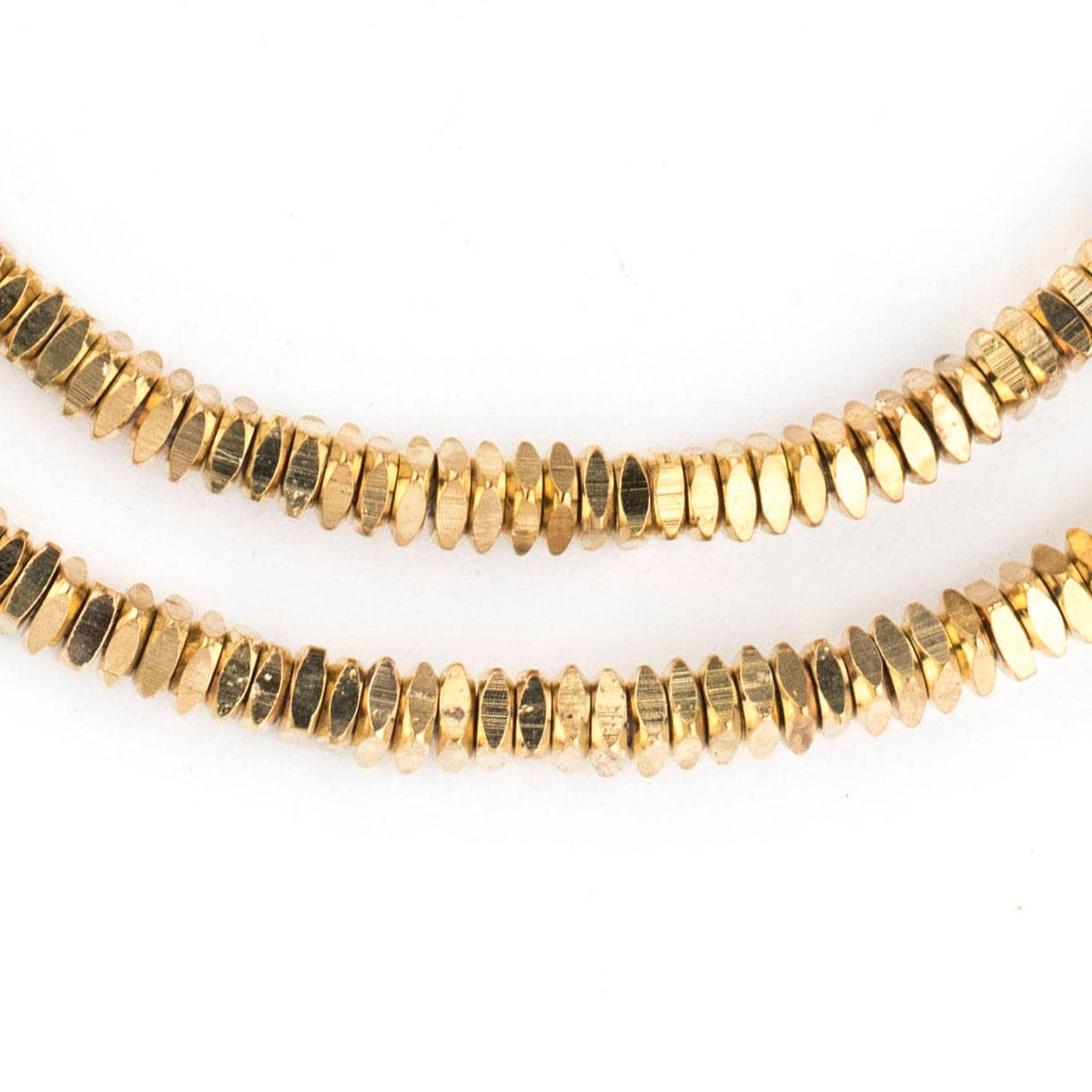 300 Faceted Gold Color Square Beads African Brass Beads - Etsy