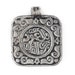 Silver Square Islamic Calligraphy Pendant 40x45mm: Handmade Pendant ...