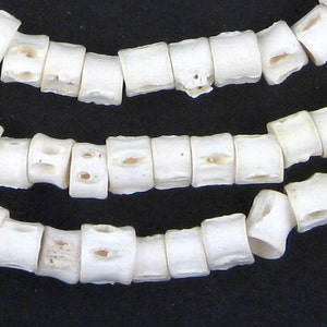 190-220 Fish Bone Beads 8-12mm - African Bone Beads - Natural Bone ...