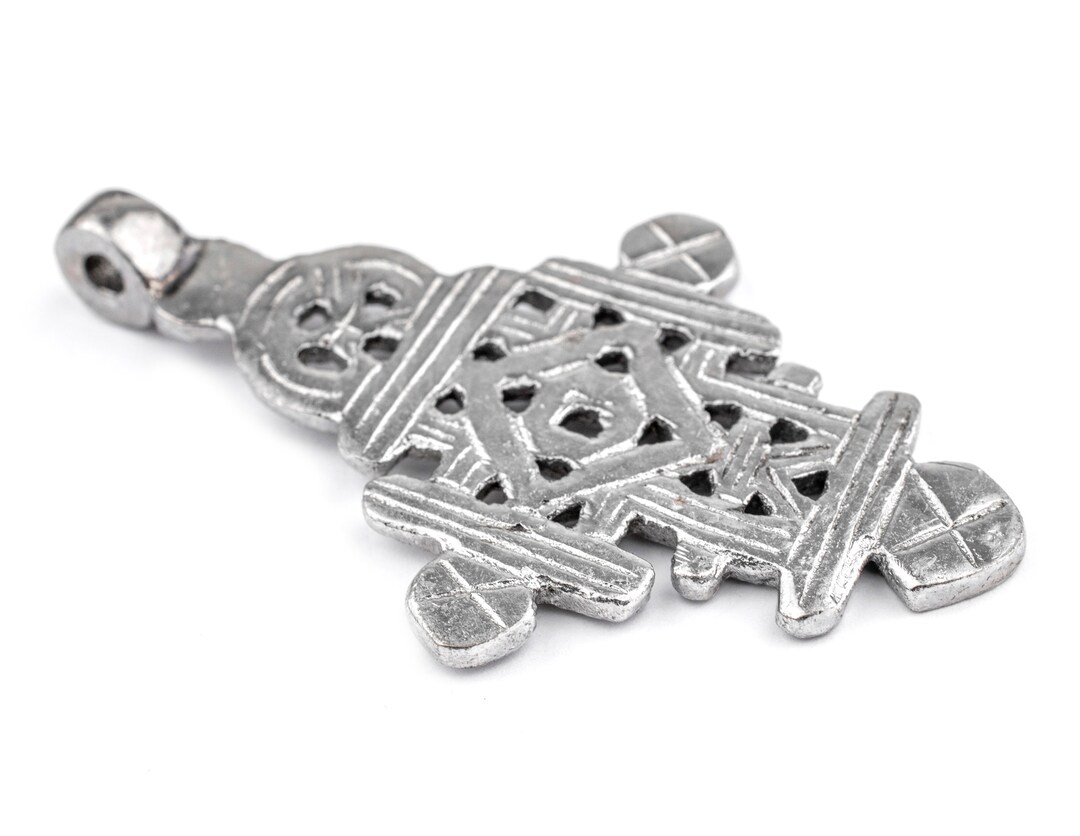 Silver Ethiopian Coptic Cross: Coptic Cross Pendant Silver Coptic Cross ...