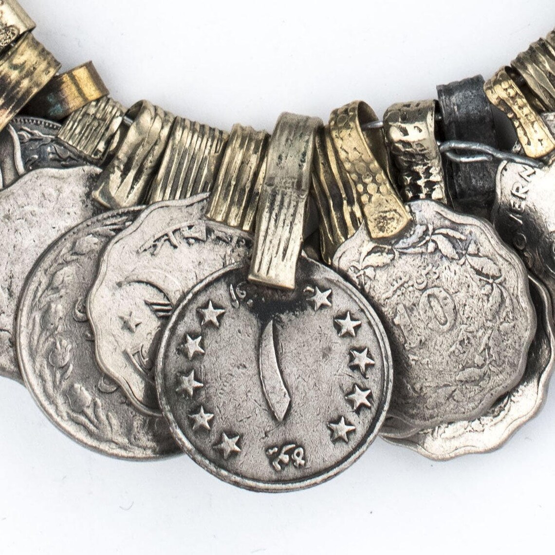 45 Vintage Silver Coins: Coins for Jewelry Coins With Holes Wholesale ...