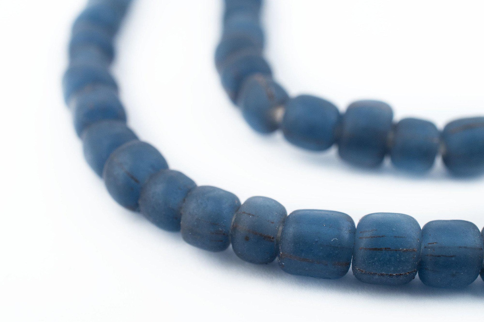 120 Translucent Blue Java Glass Beads: Java Seed Beads Bali | Etsy