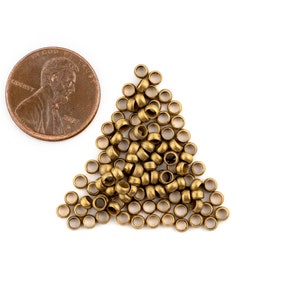 Round Brass Crimps, Sold in Packs of 100, 2mm 2.5mm 3mm 4mm, High ...