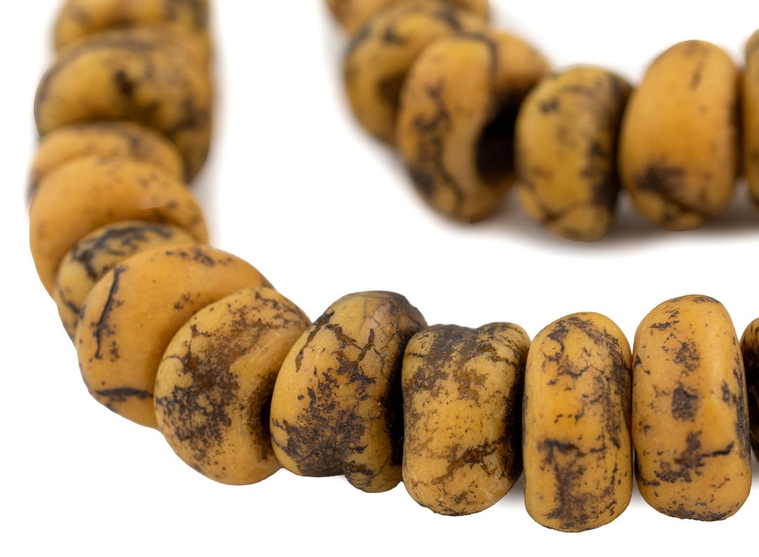 30 Vintage Moroccan Resin Beads - Petite Juane - African Resin Beads ...