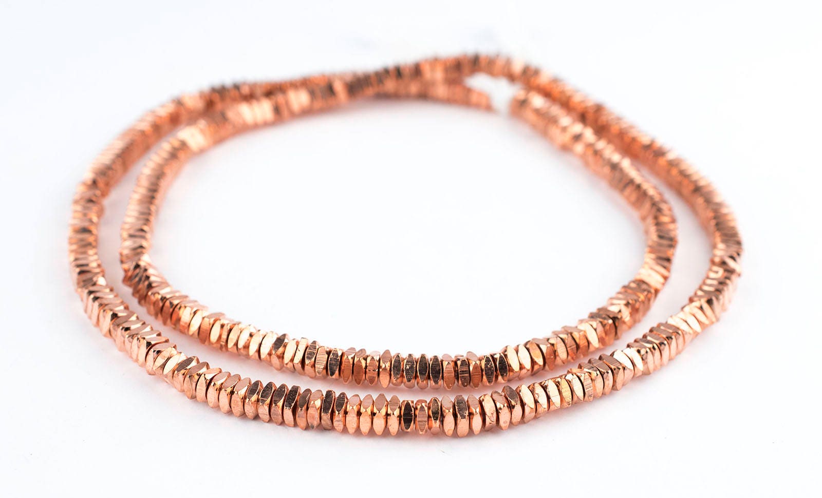 300 Faceted Copper Square Beads Square Shaped Beads Ethnic | Etsy