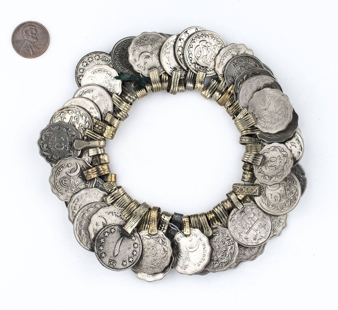 45 Vintage Silver Coins: Coins for Jewelry Coins With Holes Wholesale ...