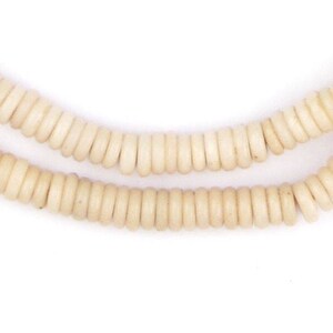 250 Ivory White Prosser Button Beads: White Prosser Beads White Button ...