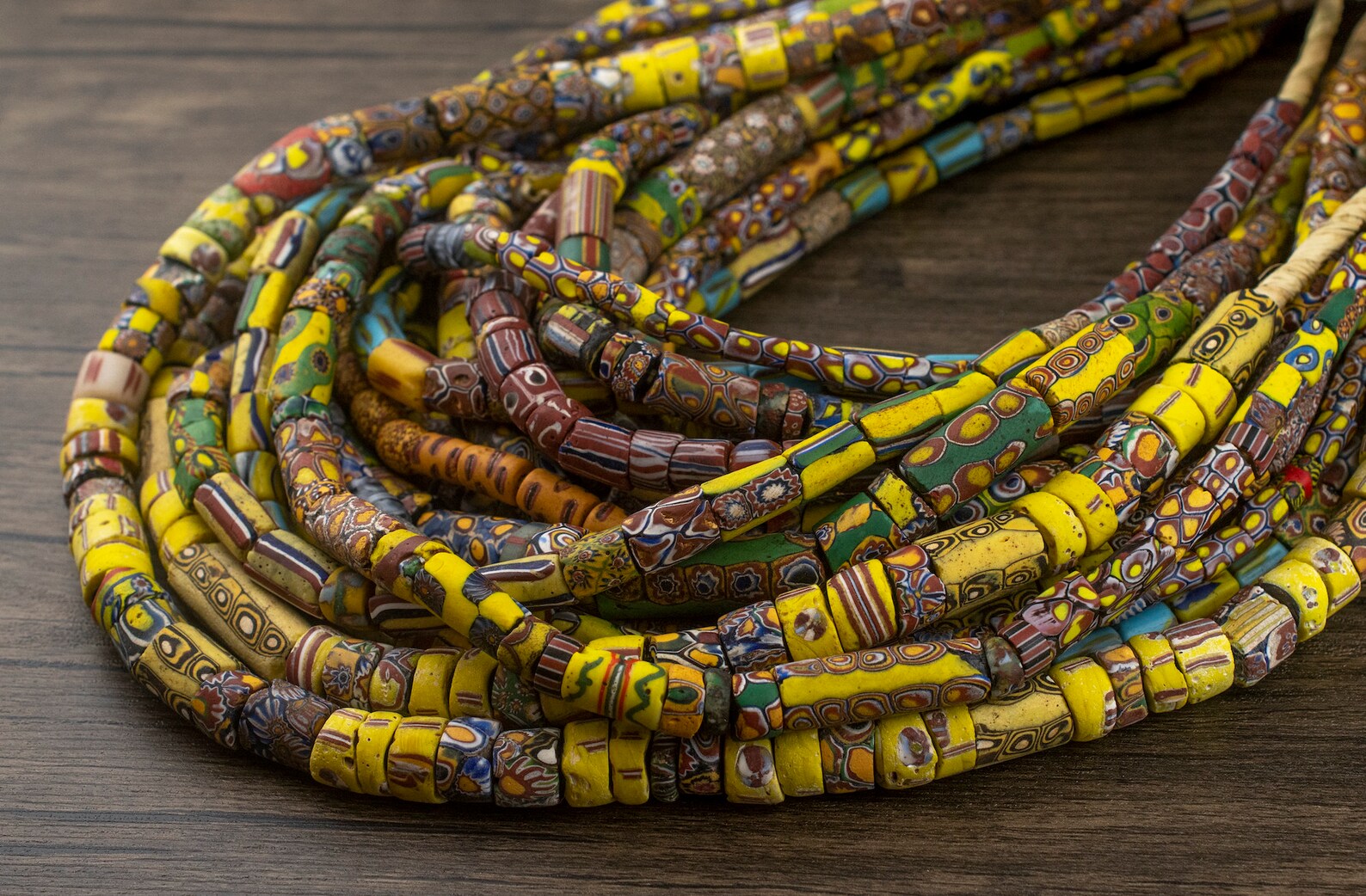 Antique African Trade Beads: Old Venetian Glass Millefiori - Etsy