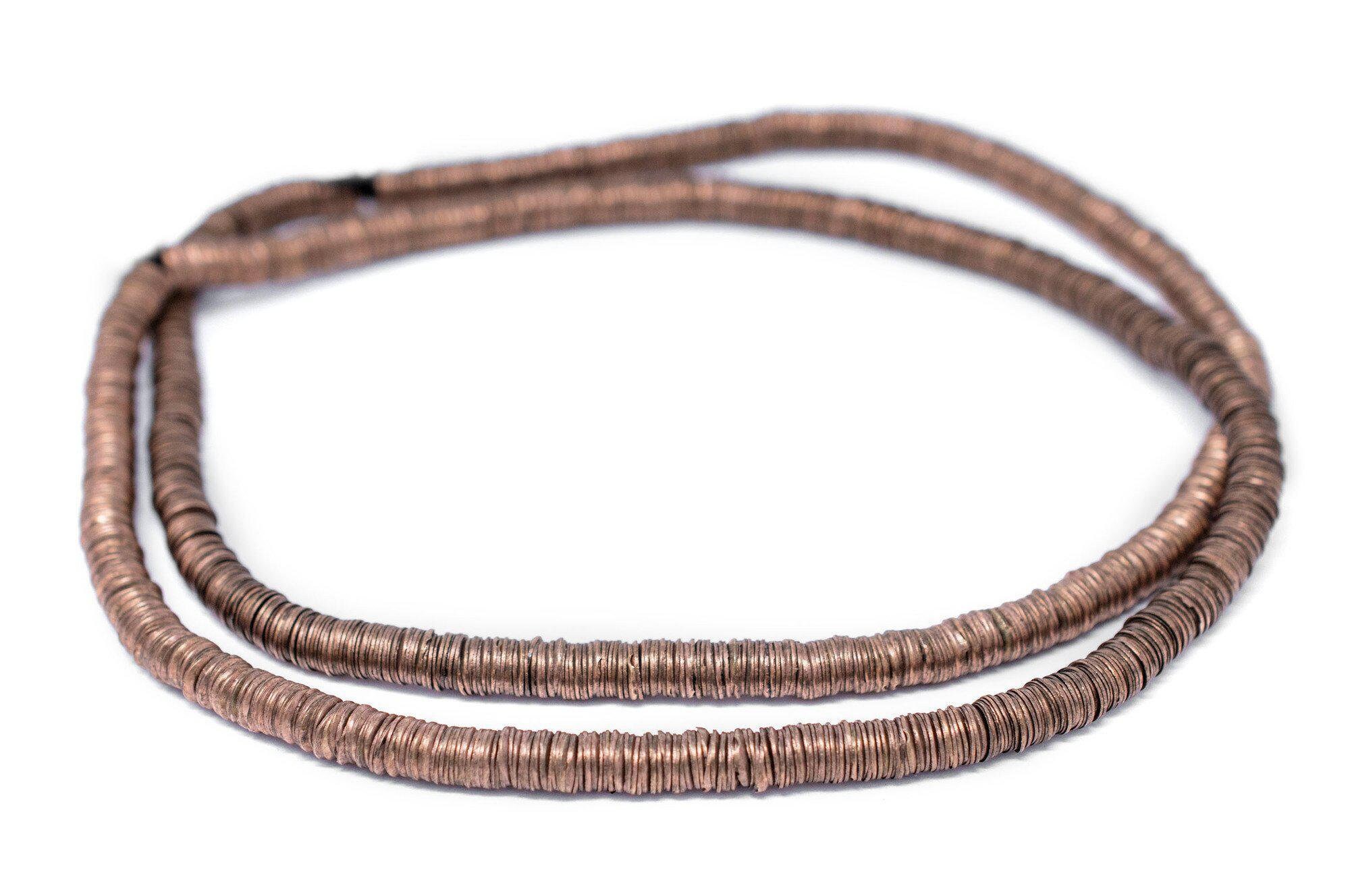 600 Copper Interlocking Crisp Beads 6mm: Ethnic Metal Beads - Etsy