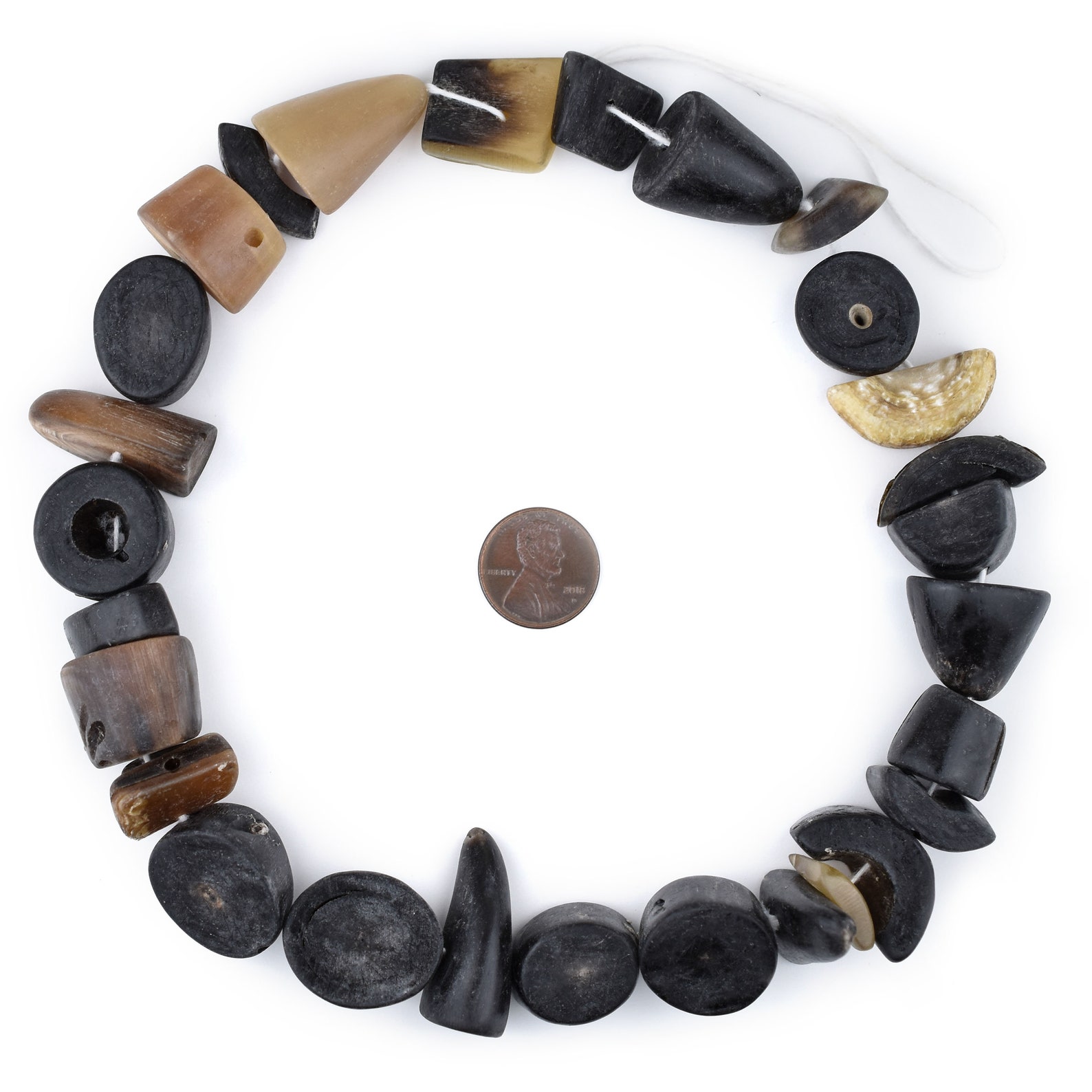20 Natural Horn Chunk Beads: Natural Horn Beads Genuine Horn Beads ...