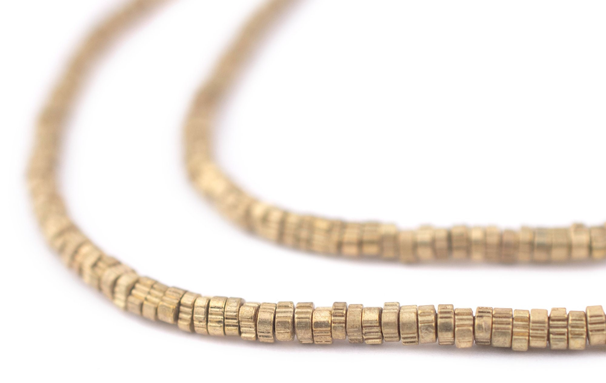 270 Brass Triangular Gear Heishi Beads 3mm: Metal Spacer Beads | Etsy