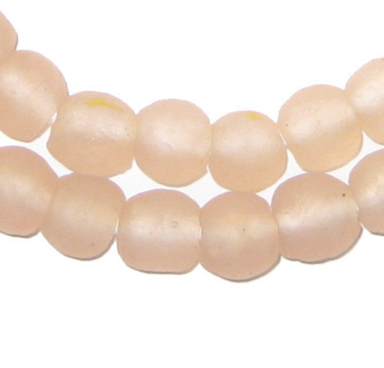 50 Pink Recycled Glass Beads 11mm Wholesale African Glass - Etsy