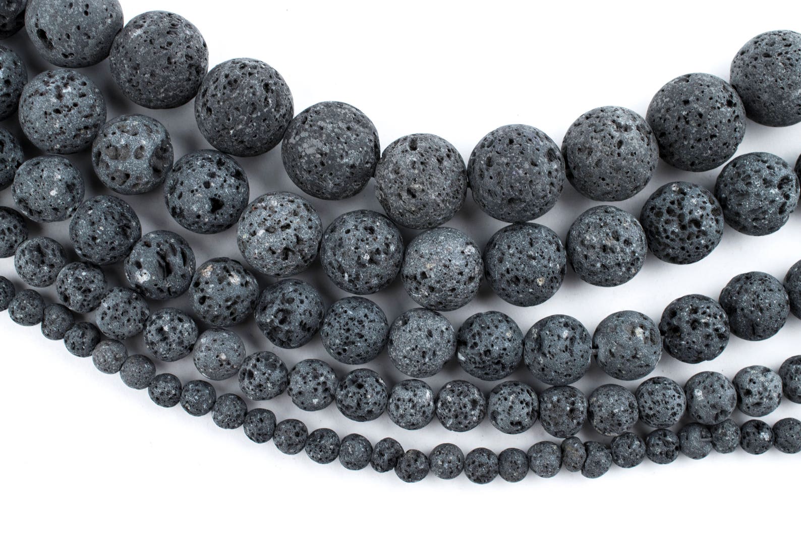 Volcanic Stone Beads: Natural Lava Beads 4mm 6mm 8mm 10mm 12mm - Etsy