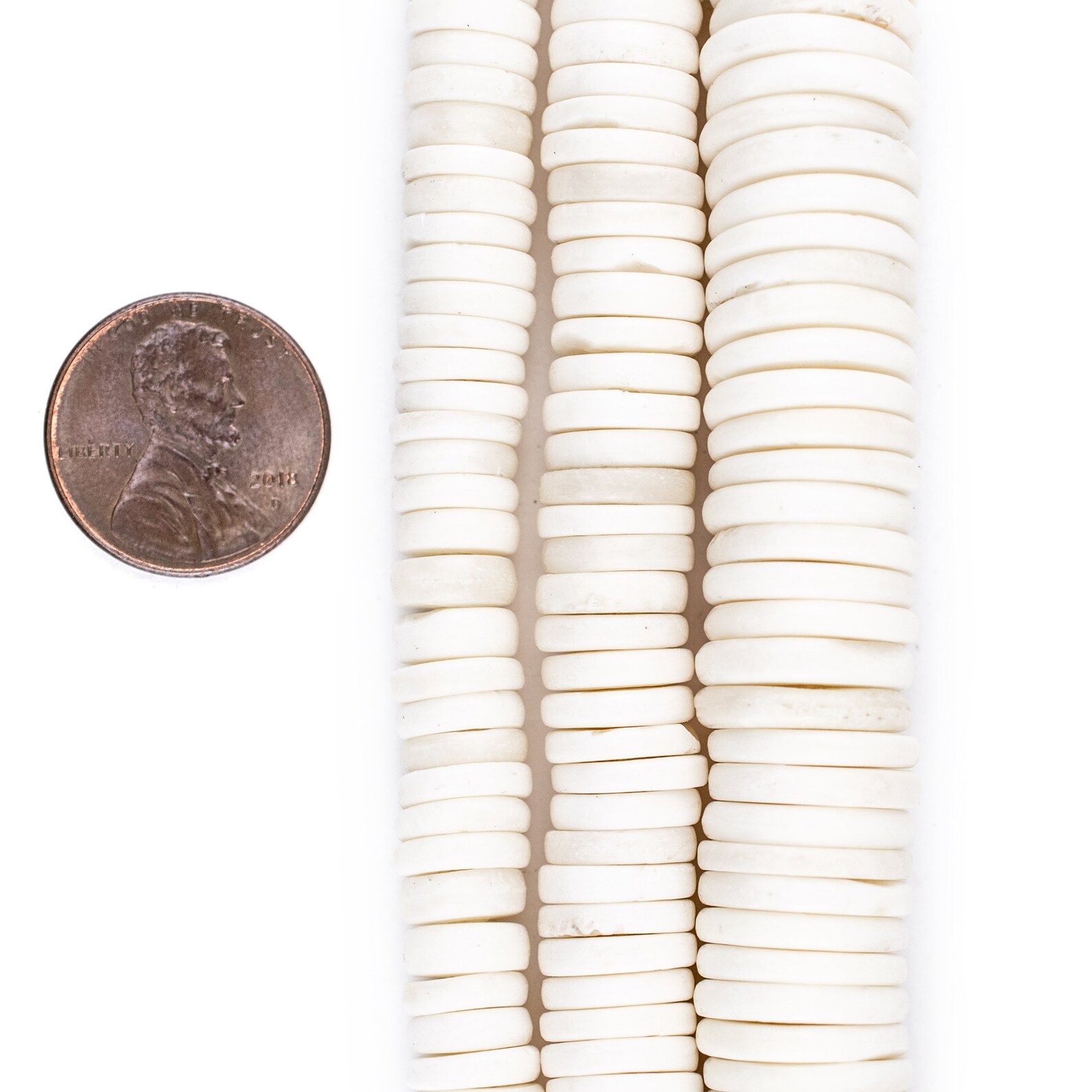 White Bone Button Beads: Nepal Rustic Round Flat Disks | Etsy