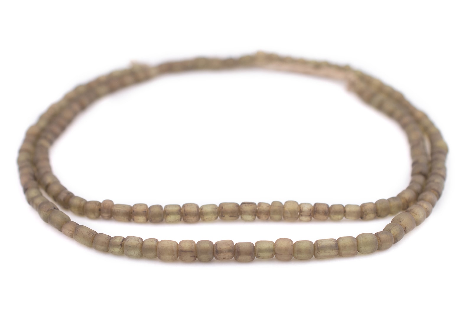 115 Grizzly Grey Java Glass Beads: Java Seed Beads Matte Glass - Etsy