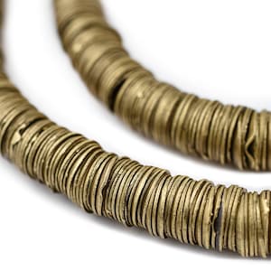 700 Brass Interlocking Crisp Beads 8mm: Ethnic Metal Beads Metal Spacer ...
