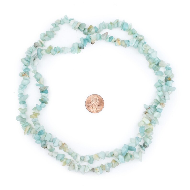 250 Amazonite Chip Beads: Chips Shaped Beads Natural Stone - Etsy