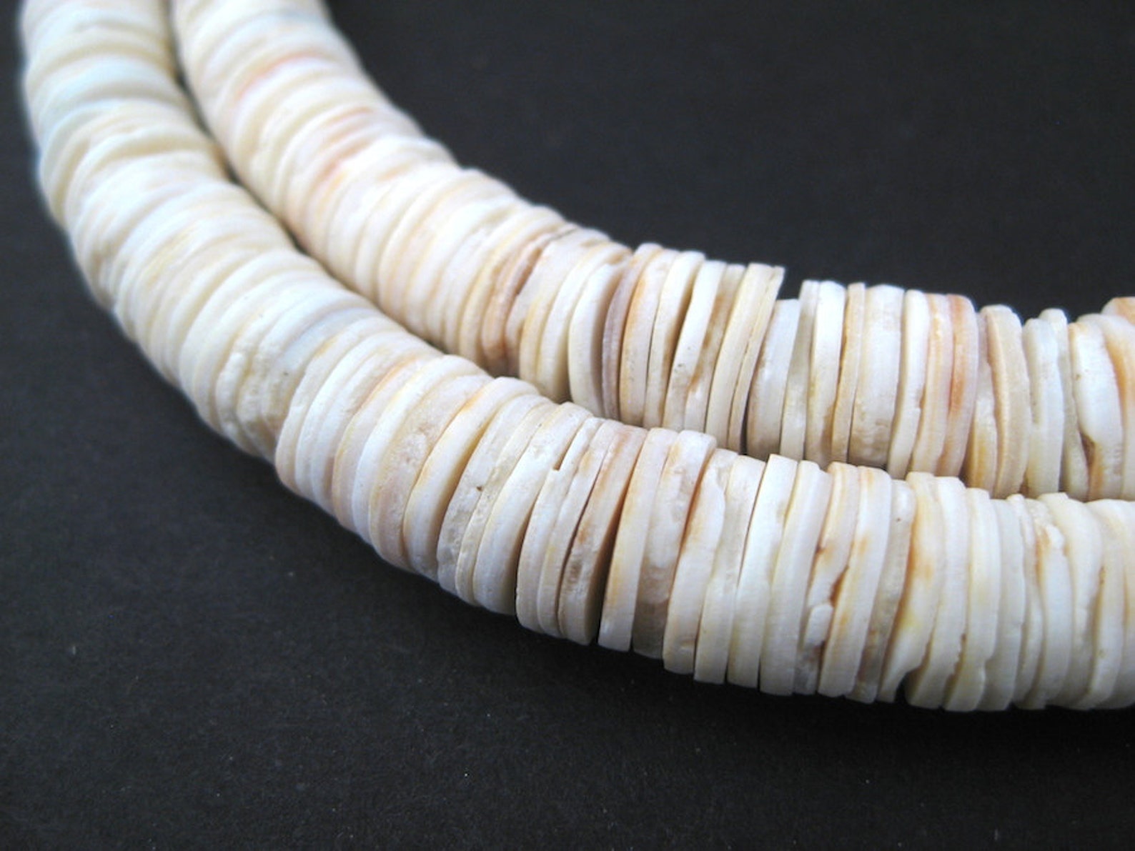 African Shell Heishi Beads 8mm African Beads Recycled - Etsy