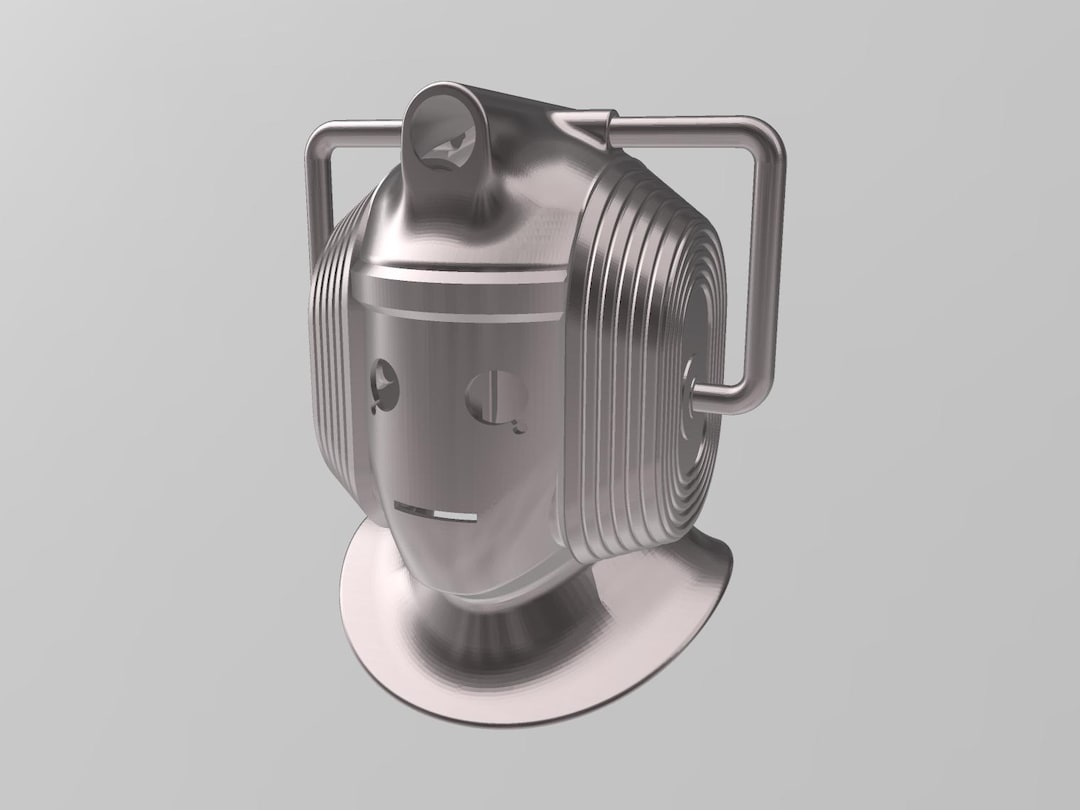 Cybermen Helmet 3D Print STL Model for Cosplay Costume Classic Cyberman ...