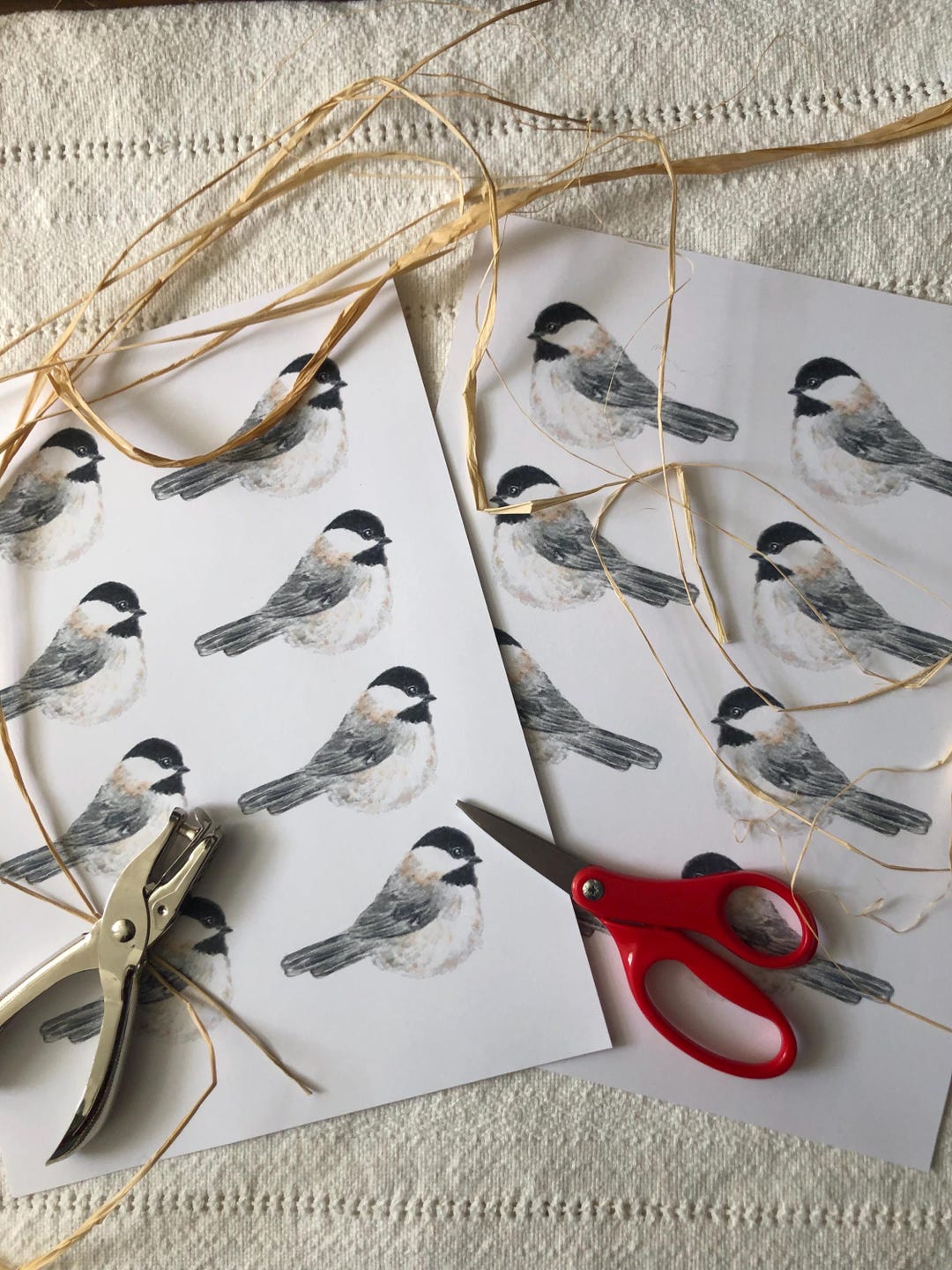 Watercolor Chickadee Gift Tags Digital Download; Winter Wedding Gift ...