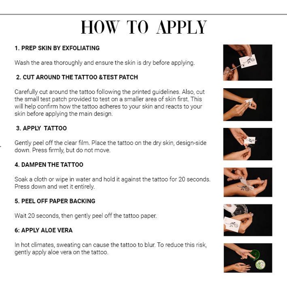 Semi-permanent Tattoos | Delicate Finger Tattoo Pack | Temporary Lasts ...