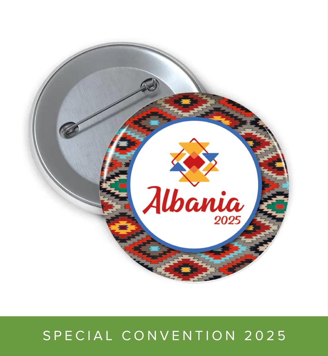 Special Convention 2025, Albania, JW Pin, Pure Worship, Button Pins ...