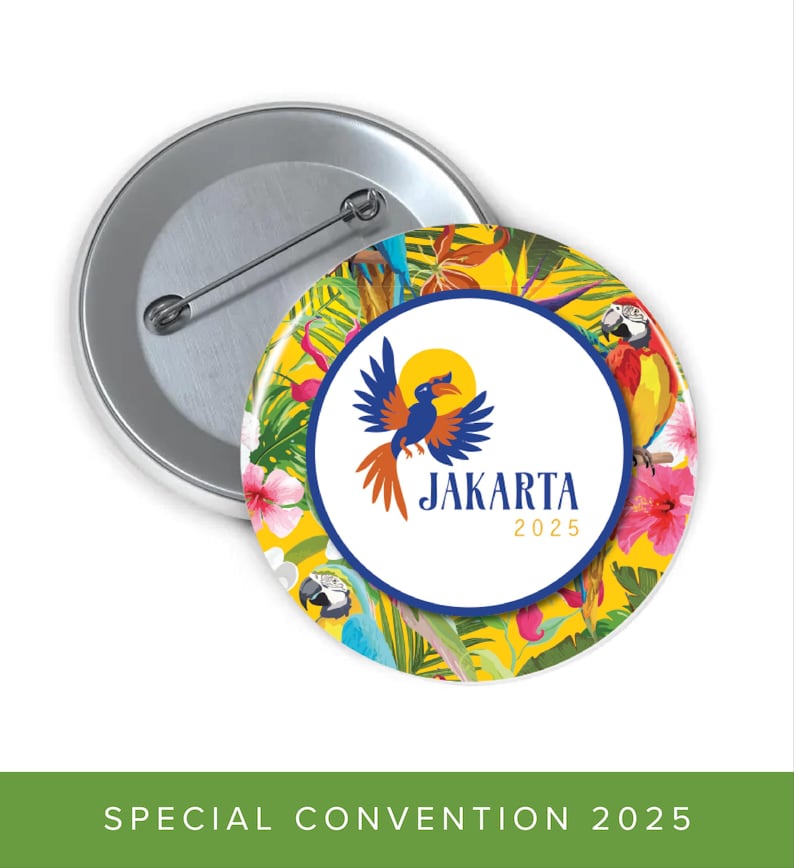 Special Convention 2025, Jakarta, JW Pin, Pure Worship, Button Pins ...