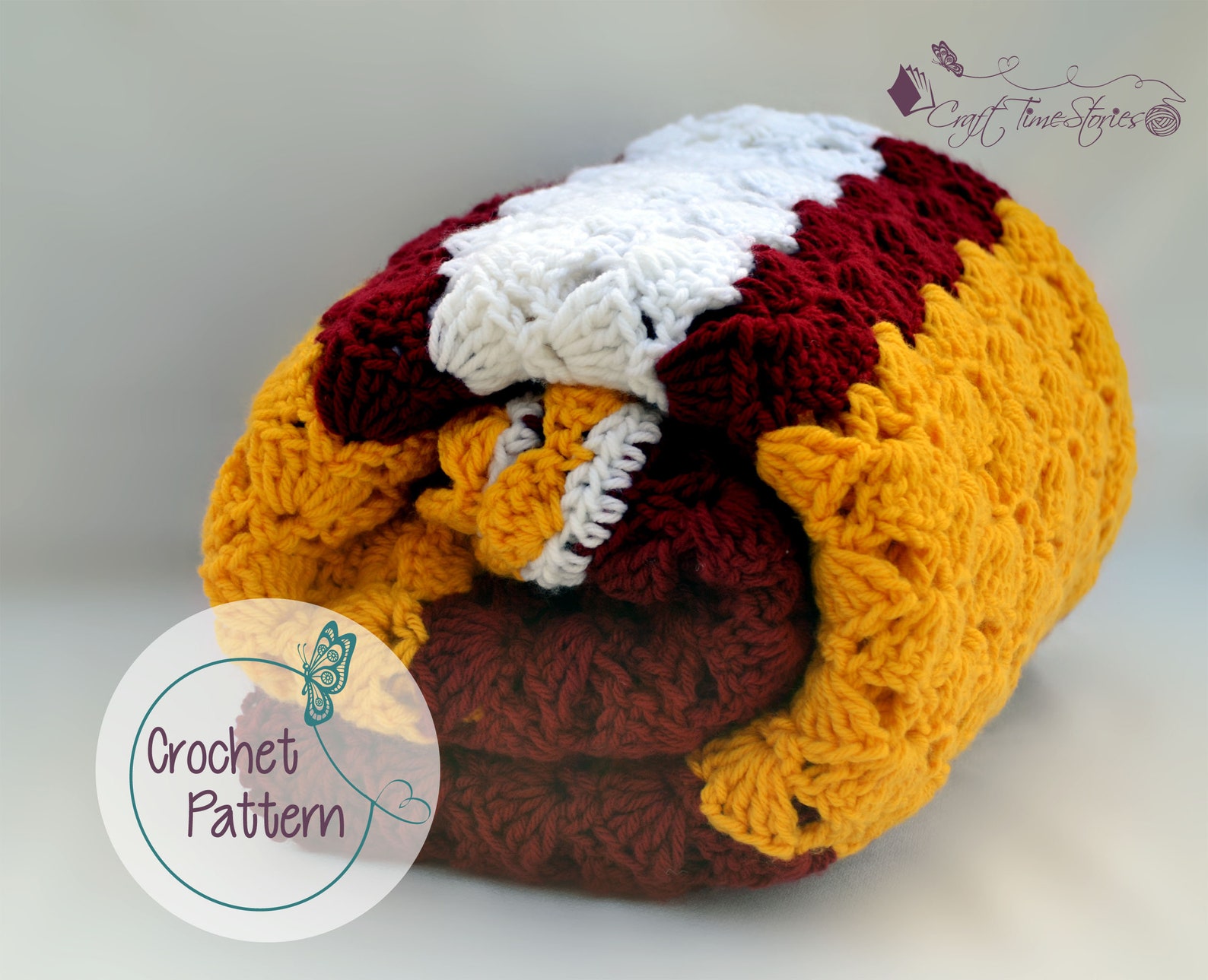 Favorite Sports Team Crochet Blanket Pattern, Crochet Patterns, PDF ...