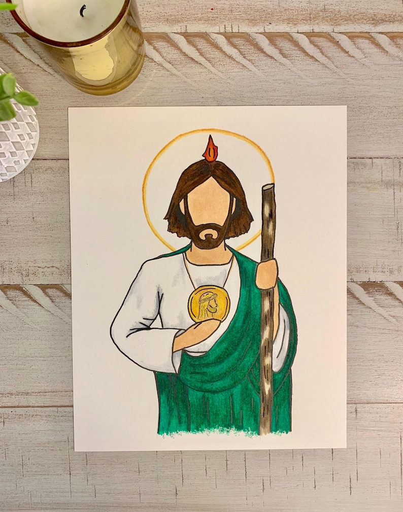 St. Jude the Apostle | Catholic Print | Patron Saint of Impossible ...