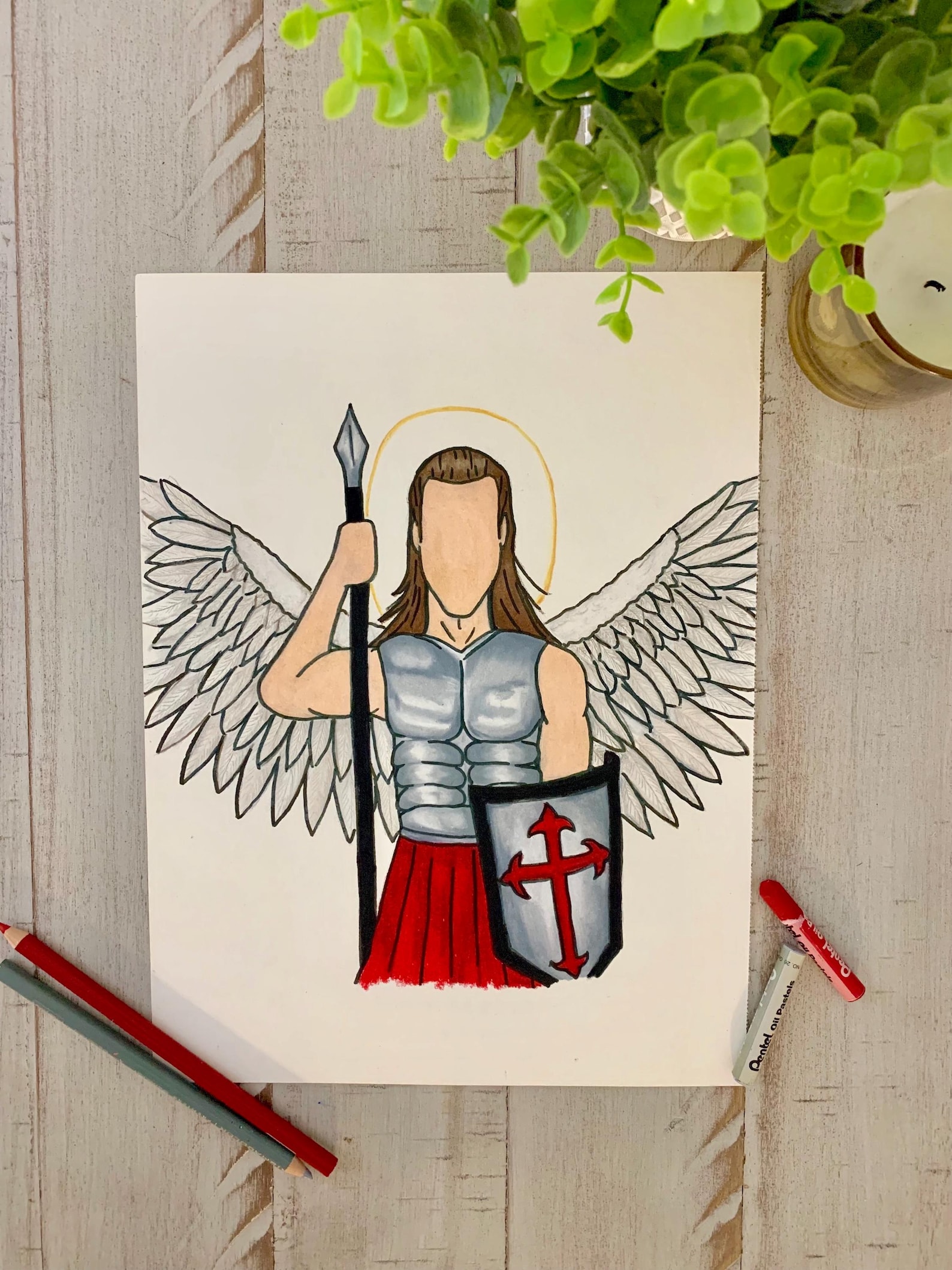 St. Michael the Archangel | Catholic Print | Patron Saint of Military ...