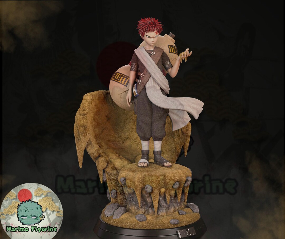 Gaara Naruto 3D Model STL File - Etsy UK