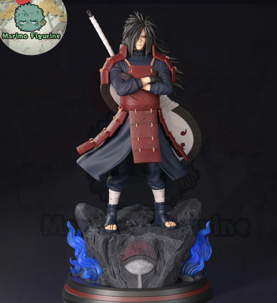 Madara Uchiha Naruto 3D Model STL File - Etsy UK