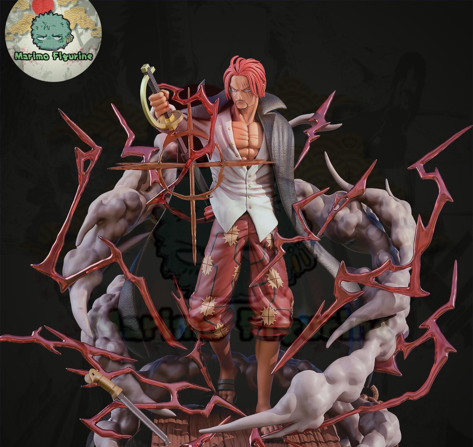 Shanks One Piece Stl File - Etsy