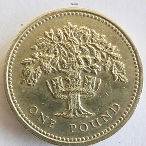 Vintage British One Pound Coins - Etsy